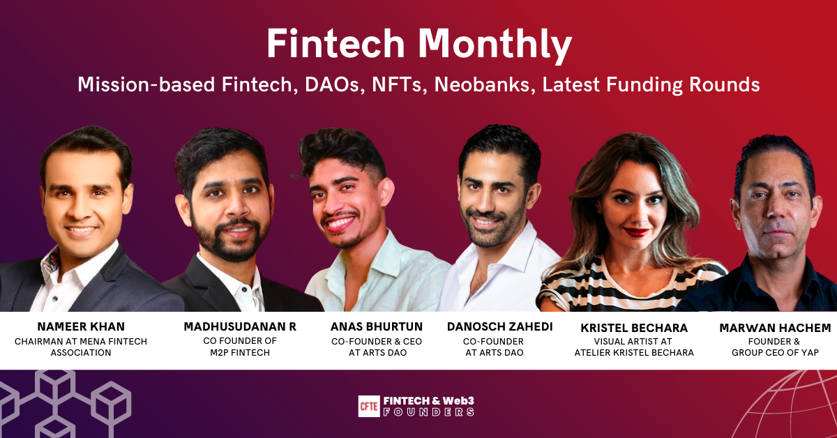 Mission-based Fintech, DAOs, NFTs, Neobanks | Fintech & Web3 Founders ...