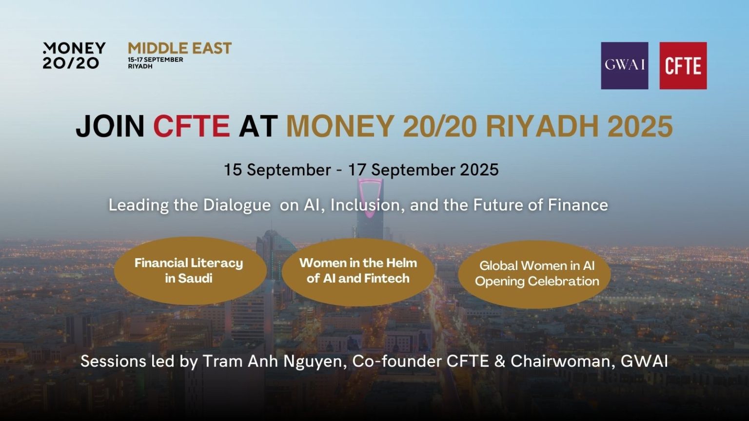 CFTE at Money20/20 Riyadh: AI, Finance & Inclusion
